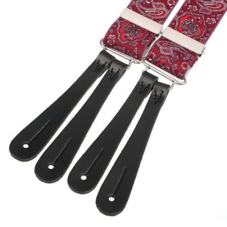 50+ Styles Leather End Button On Trouser Braces - Gents Shop