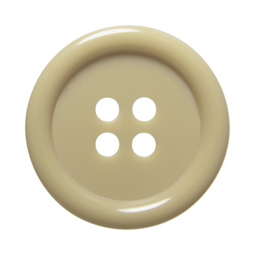 Pack of 6 20mm Beige Buttons 4 Holes 32 Ligne - Gents Shop