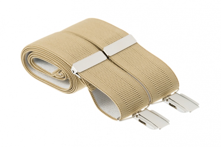 Beige Trouser Braces - Gents Shop