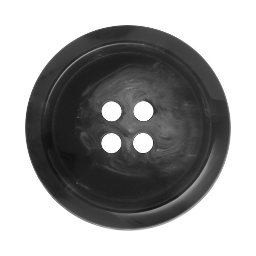 Pack of 6 Grey 23mm Flat Variegated Eco Buttons - Gents Shop