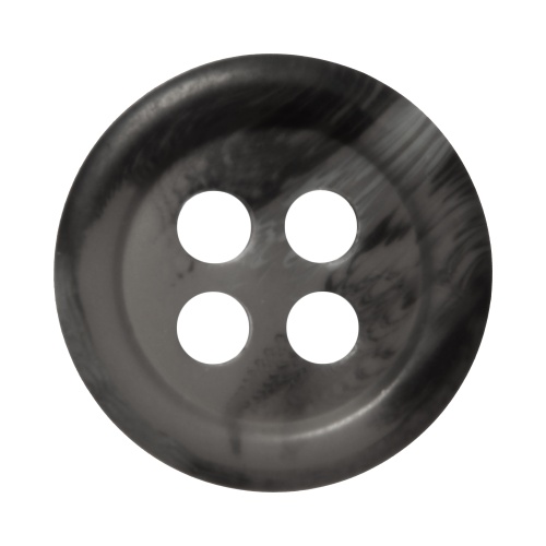 Grey Mock Horn Shirt Buttons 11mm 18L - Gents Shop