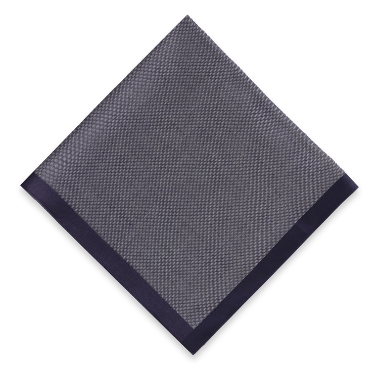 3 Large Blue Cotton Handkerchiefs Birdseye - Gents Shop