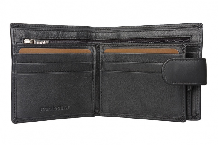 Black Mala Leather Wallet RFID 127 5 | Mens Wallets - Gents Shop