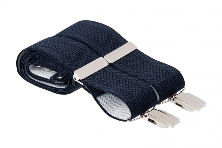Dark Navy Blue Trouser Braces - Gents Shop