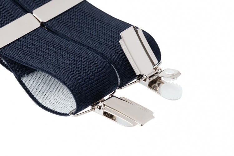 Dark Navy Blue Trouser Braces - Gents Shop