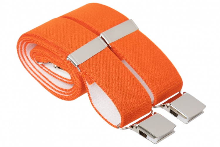 Orange Trouser Braces | Orange Braces for Trousers - Gents Shop