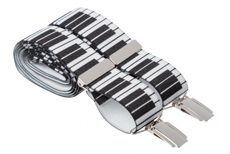 Piano Key Braces | Music Trouser Braces - Gents Shop