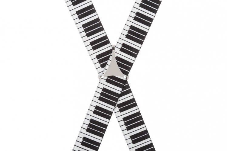 Piano Key Braces | Music Trouser Braces - Gents Shop