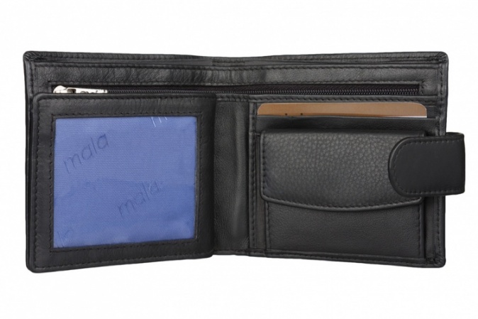 Black Mala Leather Wallet RFID 127 5 | Mens Wallets - Gents Shop