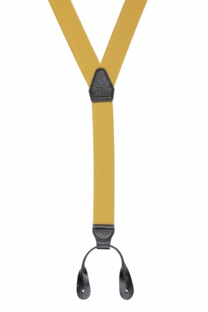 Yellow Braces | Yellow Braces For Trousers - Gents Shop